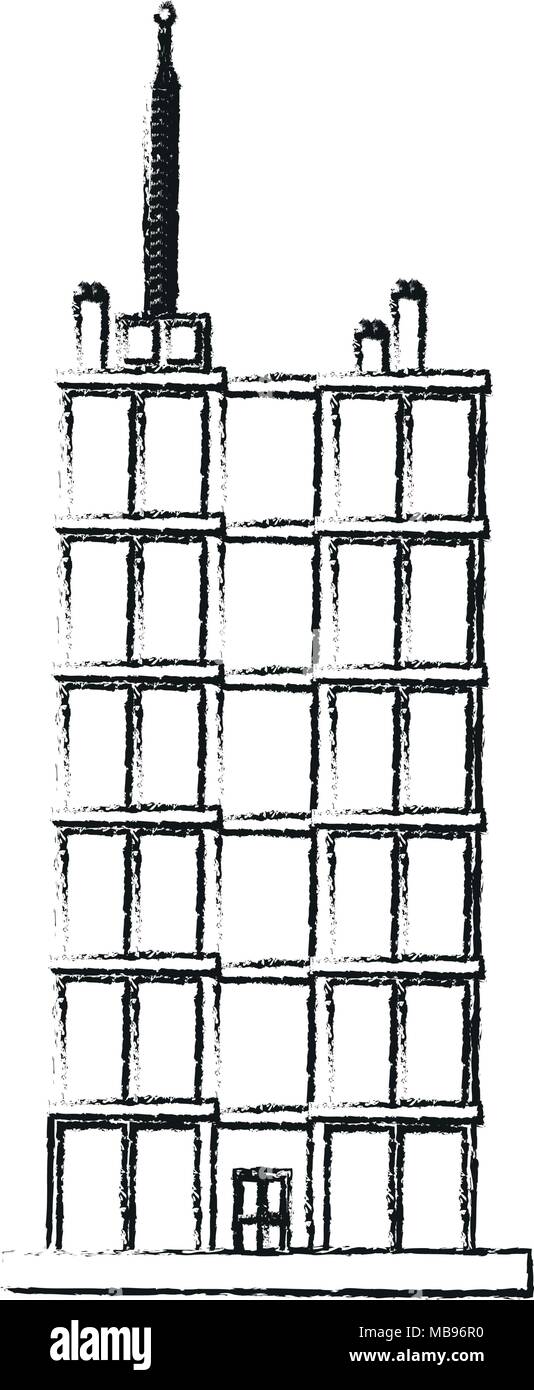Office building isolated sketch Stock Vector Image & Art - Alamy
