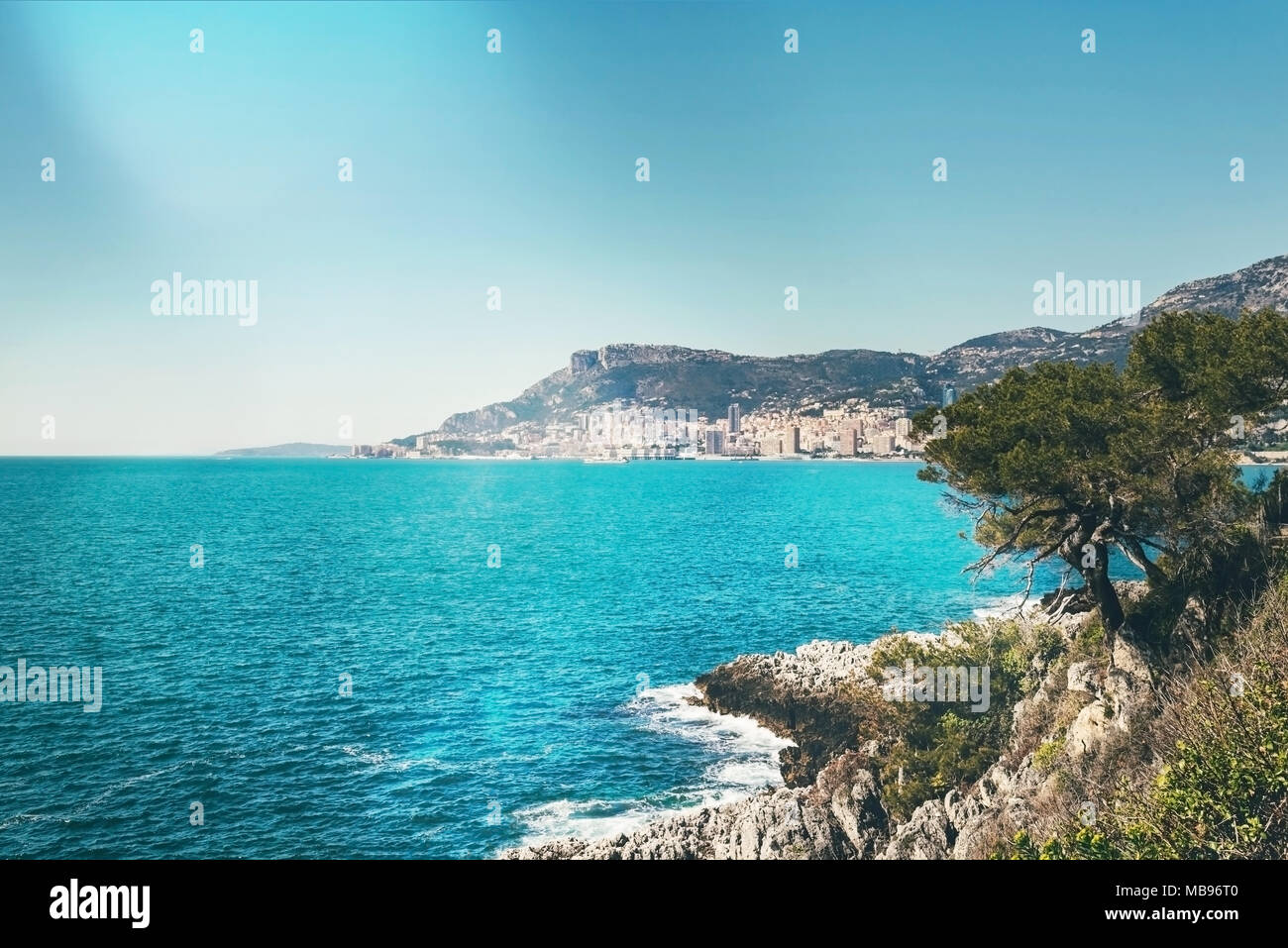 Panoramic view on port monaco hi-res stock photography and images - Alamy
