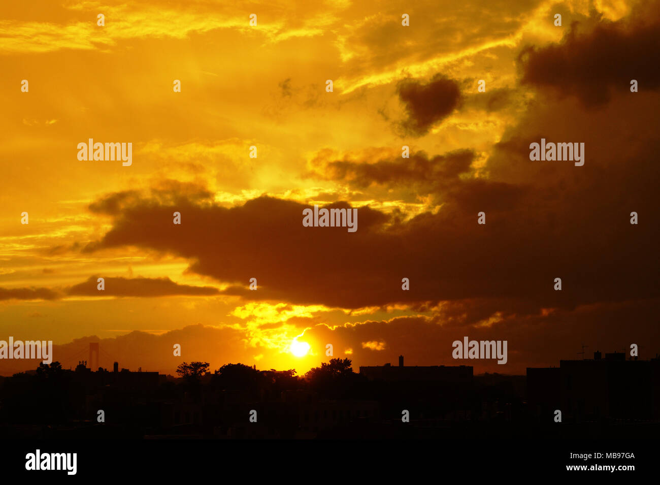 The sky outside my bedroom window Stock Photo - Alamy