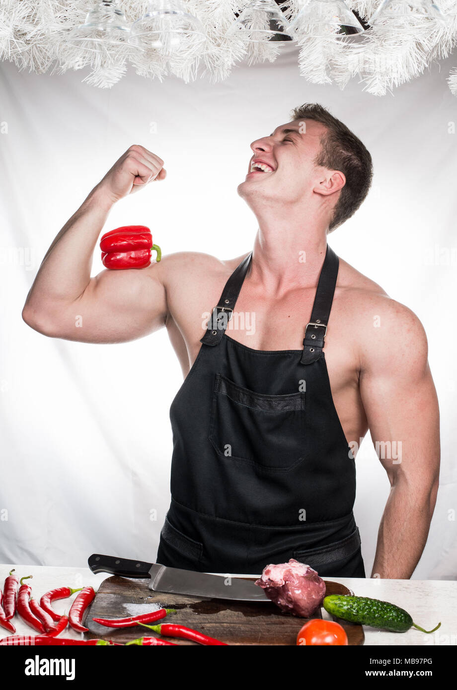 Bodybuilder cook hi-res stock photography and images - Alamy