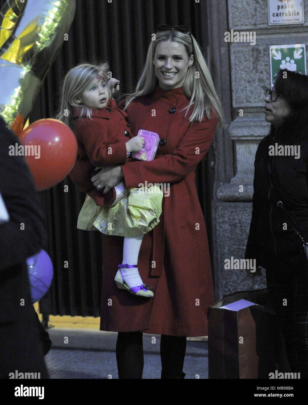 Michelle Hunziker and her family celebrate Celeste's 3rd birthday ...