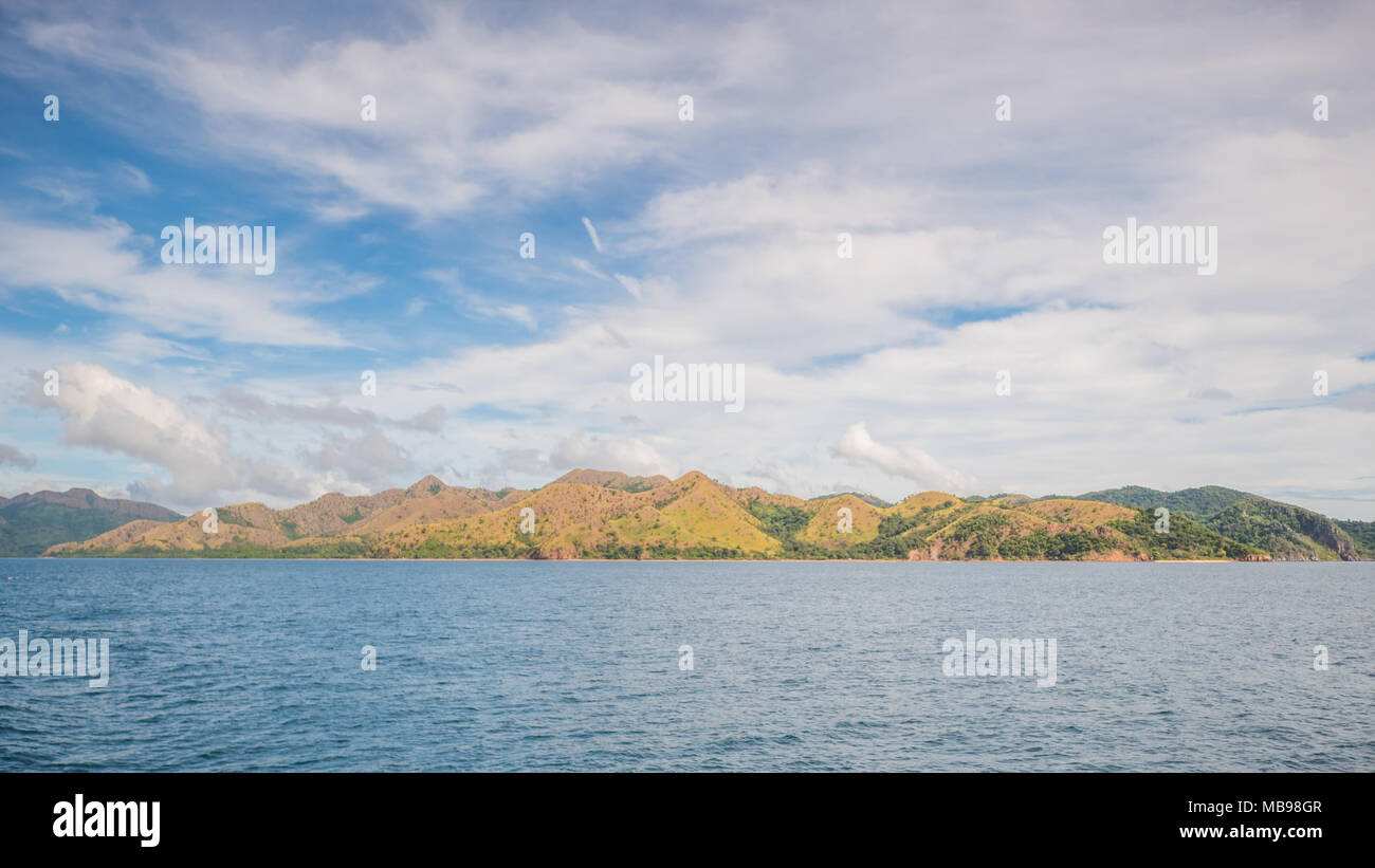 The hills of Busuanga Island. Philippines. Coron. Palawan Stock Photo ...