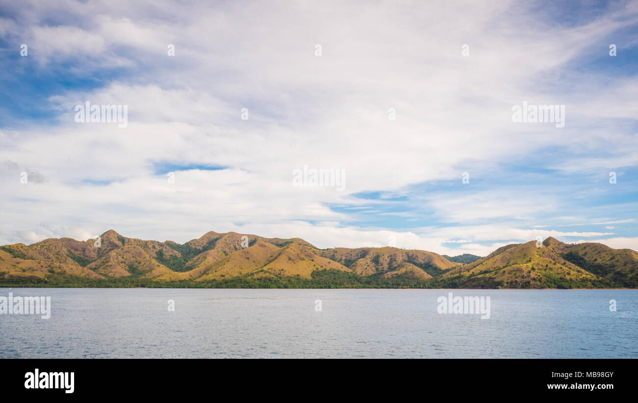 The hills of Busuanga Island. Philippines. Coron. Palawan Stock Photo ...