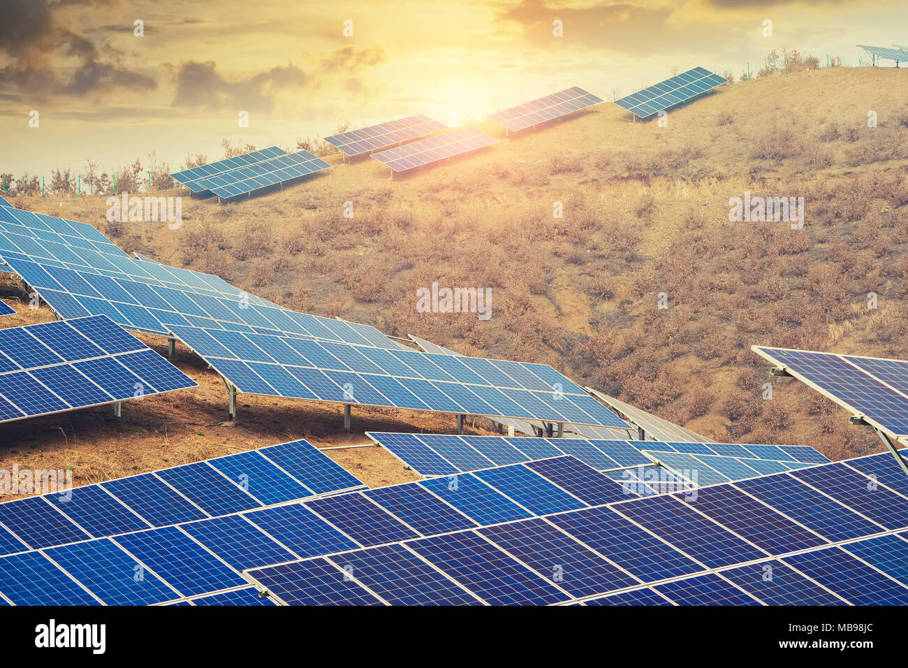 Solar energy modern electric power production technology renewable ...