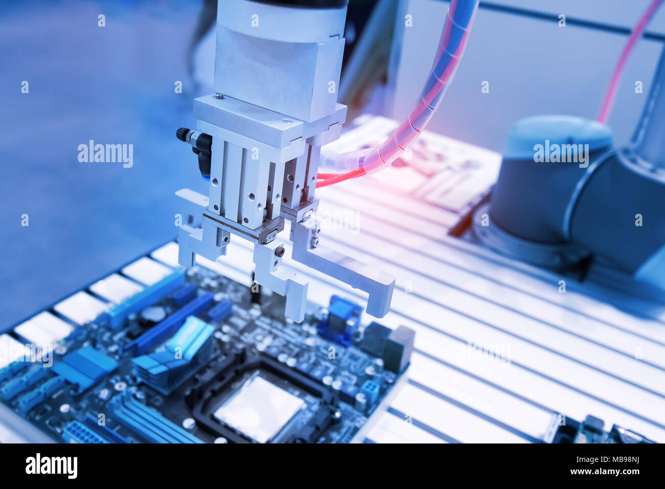 Robotic And Automation System Control Application On Automate Robot Arm