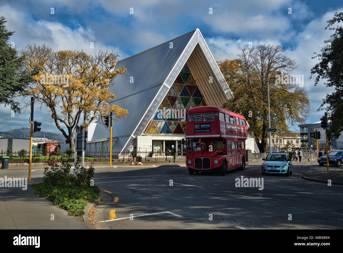 The unique Cardboard Cathedral, made out of shipping containers and ...