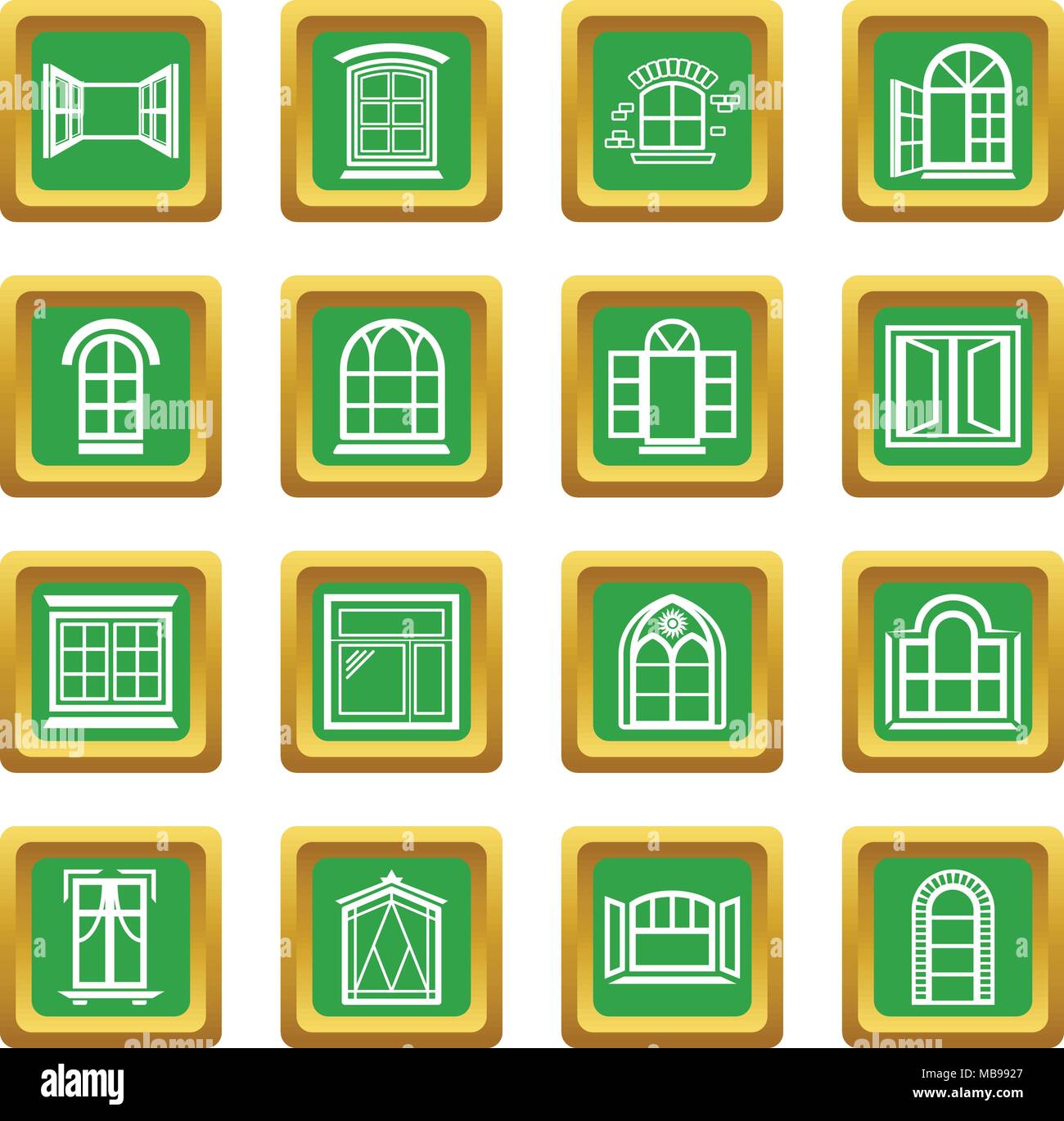 Stained glass open sign Stock Vector Images - Alamy