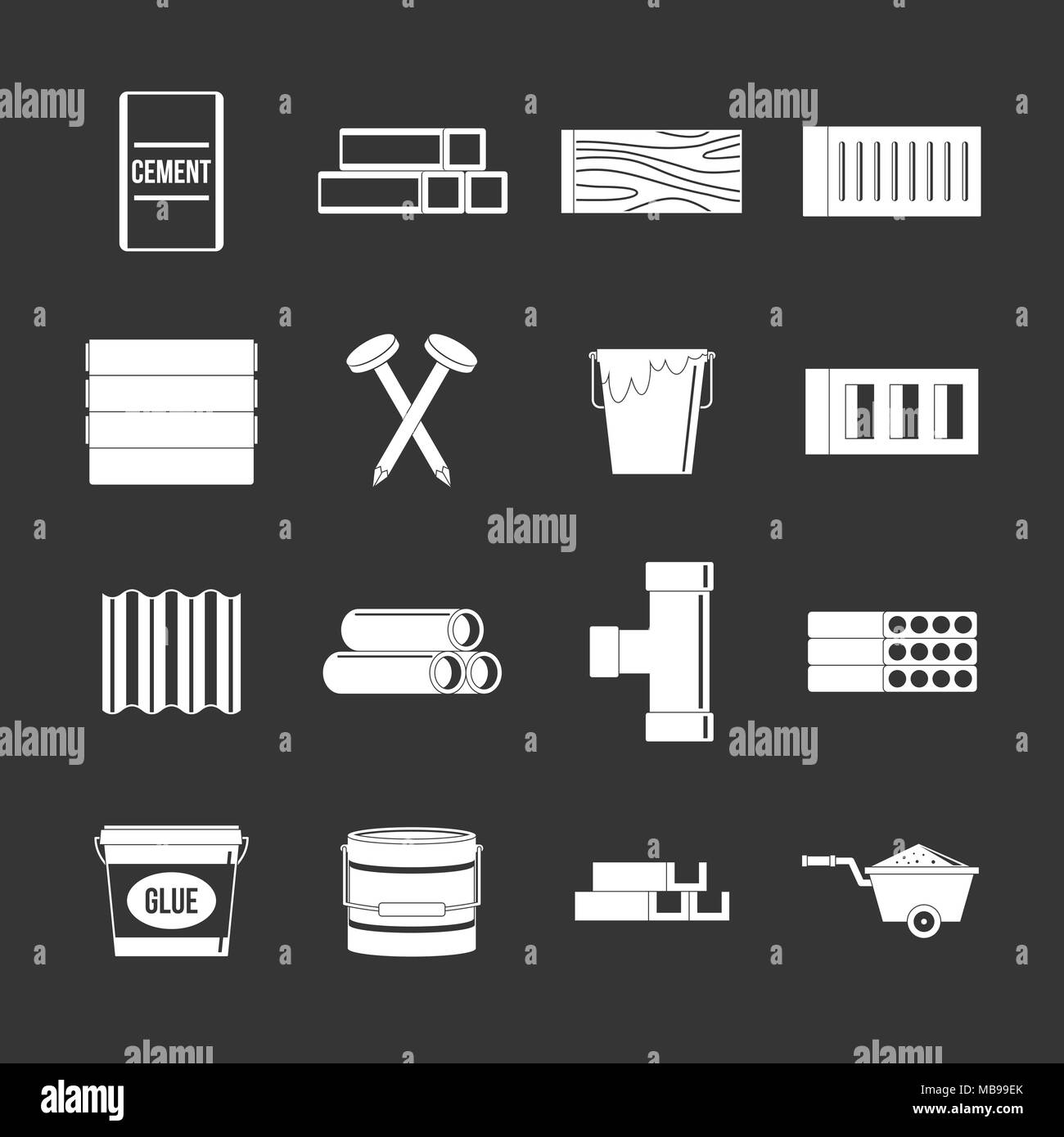 Building Materials Icon High Resolution Stock Photography and Images ...