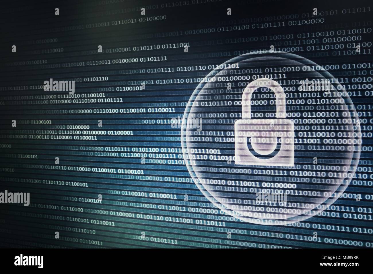 Red binary numbers on digital hi-res stock photography and images - Alamy