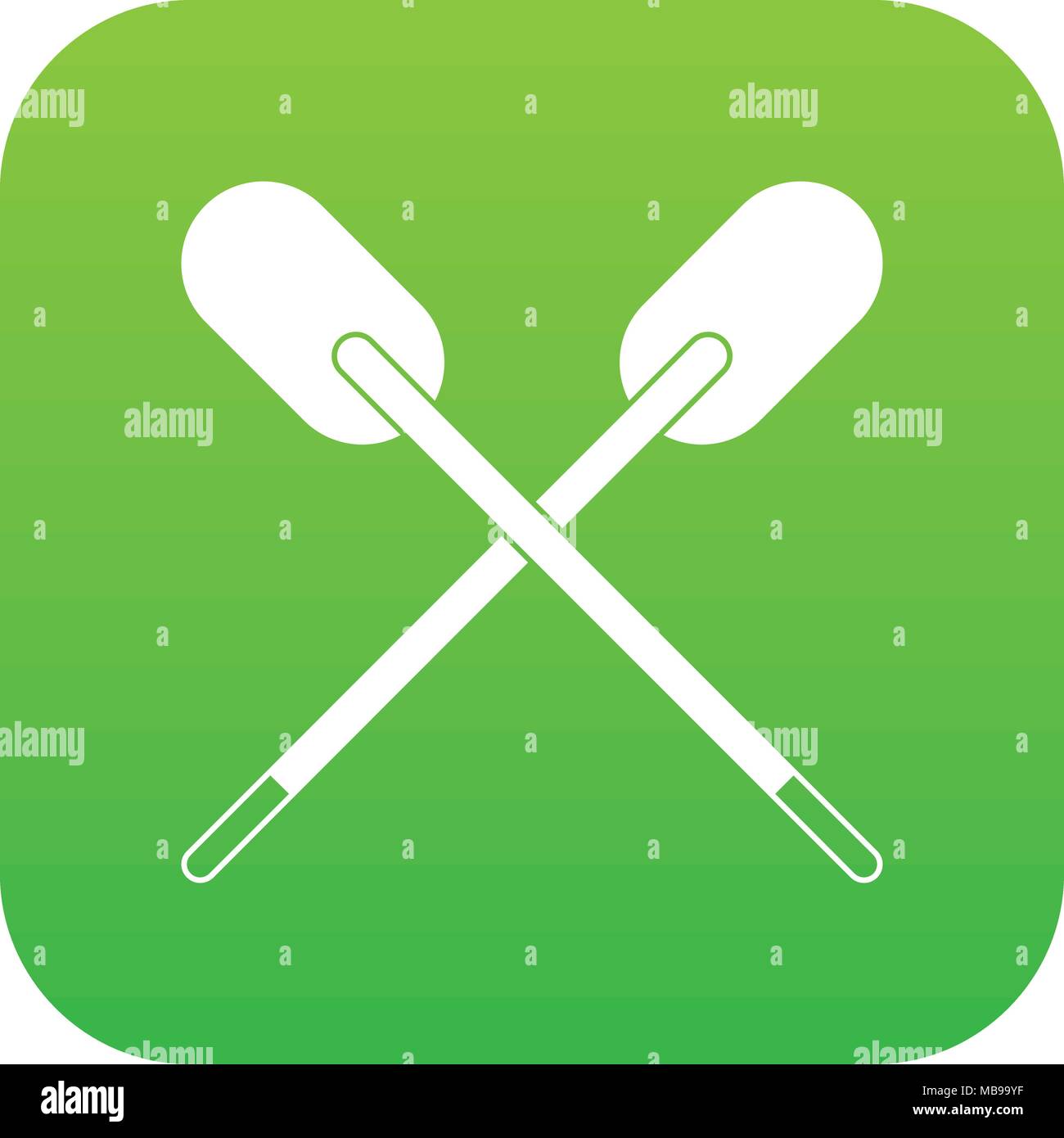 Rowing oars crossed Stock Vector Images - Alamy