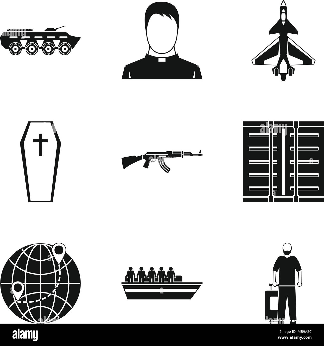 Air force contingent Stock Vector Images - Alamy