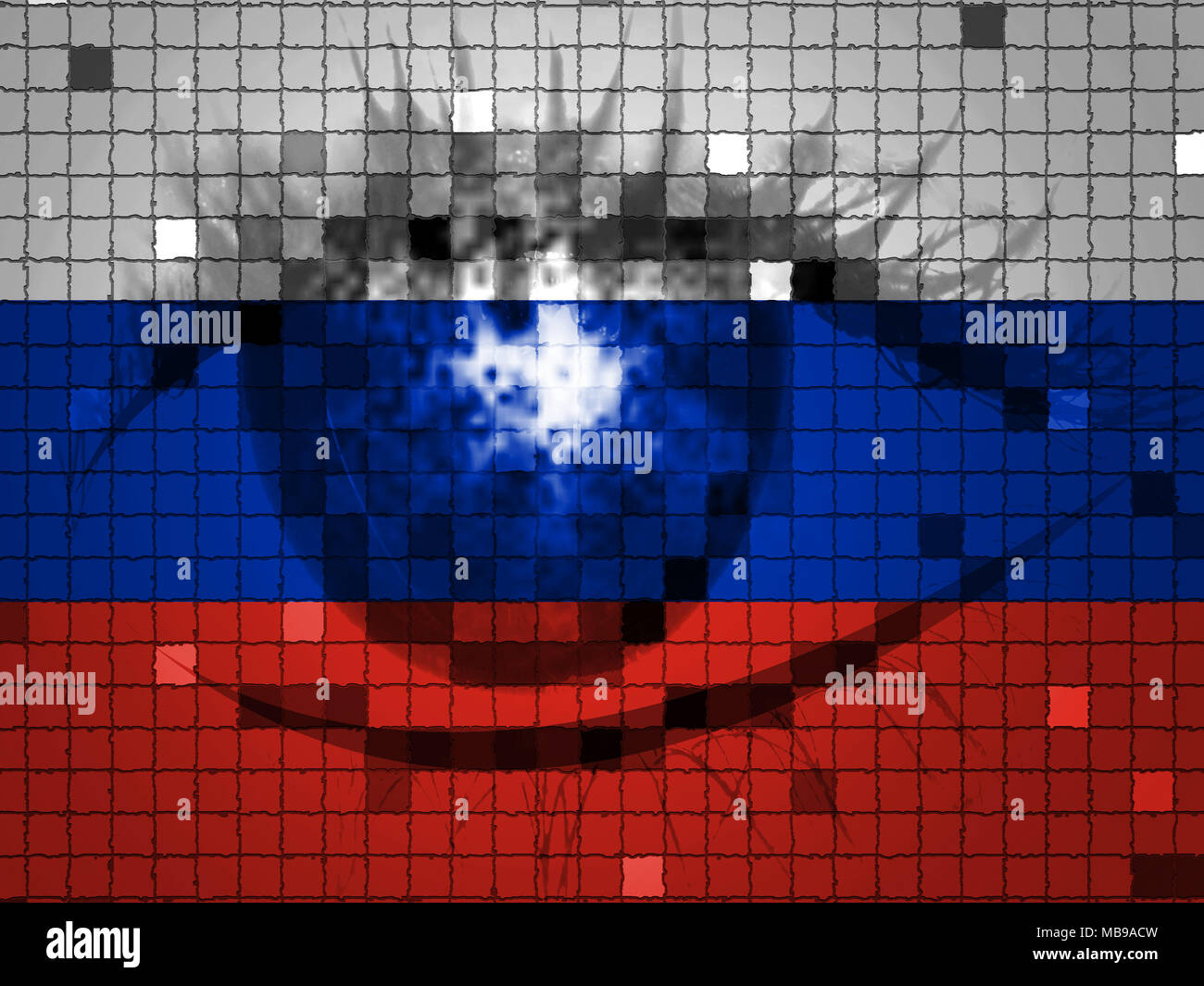 Russian hacker flag hi-res stock photography and images - Alamy