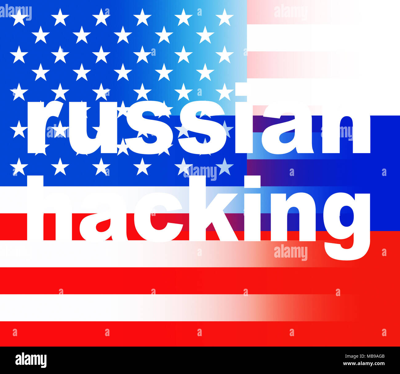 Russian hacker flag hi-res stock photography and images - Alamy