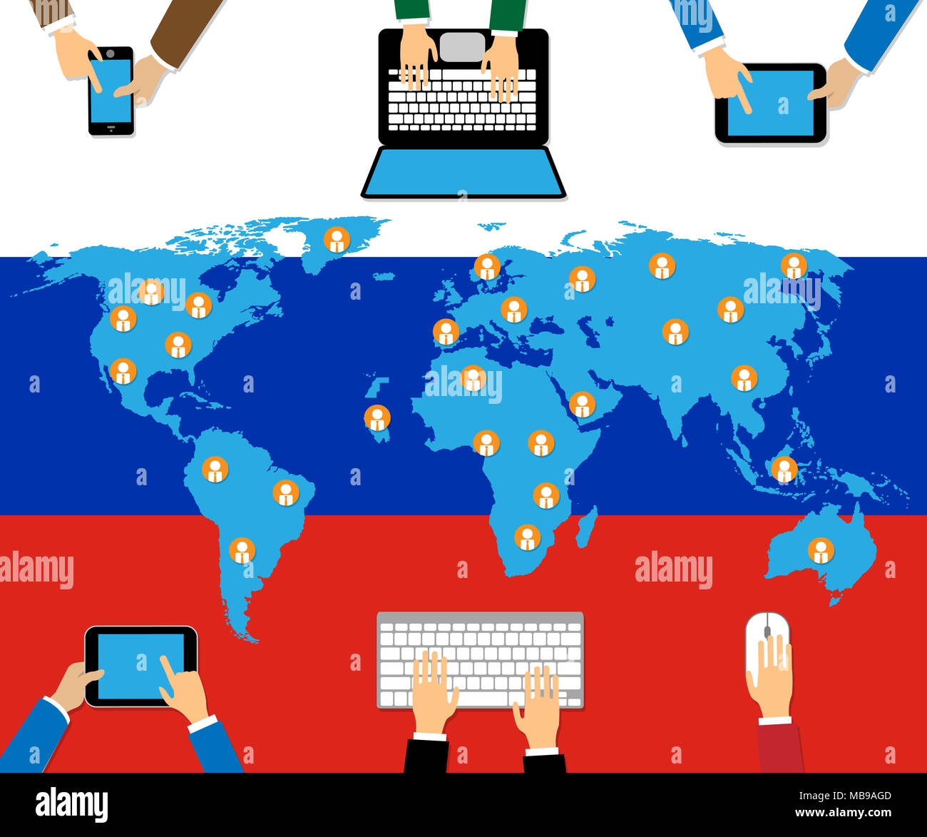 Russia united states hacking hi-res stock photography and images - Alamy