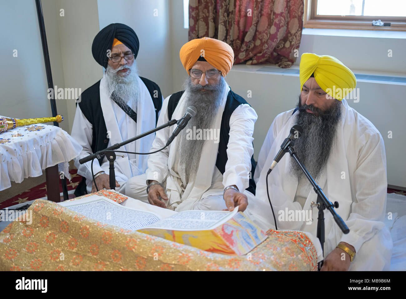 Sikh Priest Granthis Reading Sri Guru Granth Sahib Which Is The Holy Book In Sikhism In sikh-priest-granthis-reading-sri-guru-granth-sahib-which-is-the-holy-book-in-sikhism-in