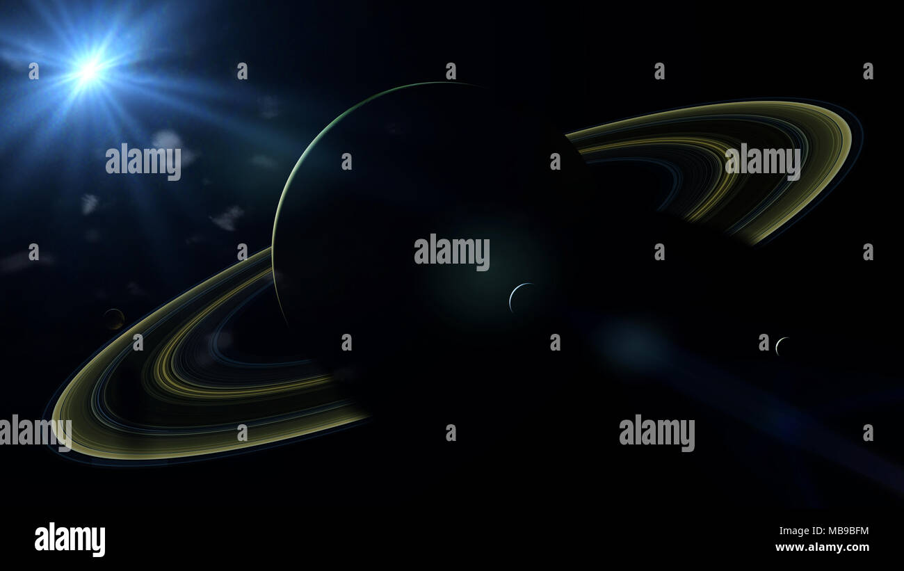 Saturn titan hi-res stock photography and images - Alamy