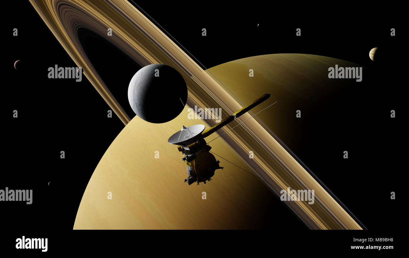 Hi Resolution 3840x1080 Saturn Cassini