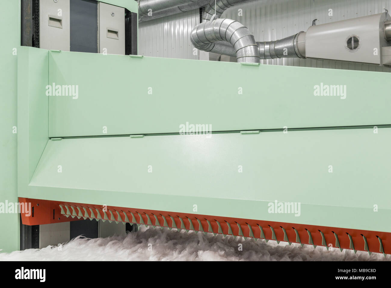 carding machine in spinning workshop. equipment and technologies at the ...