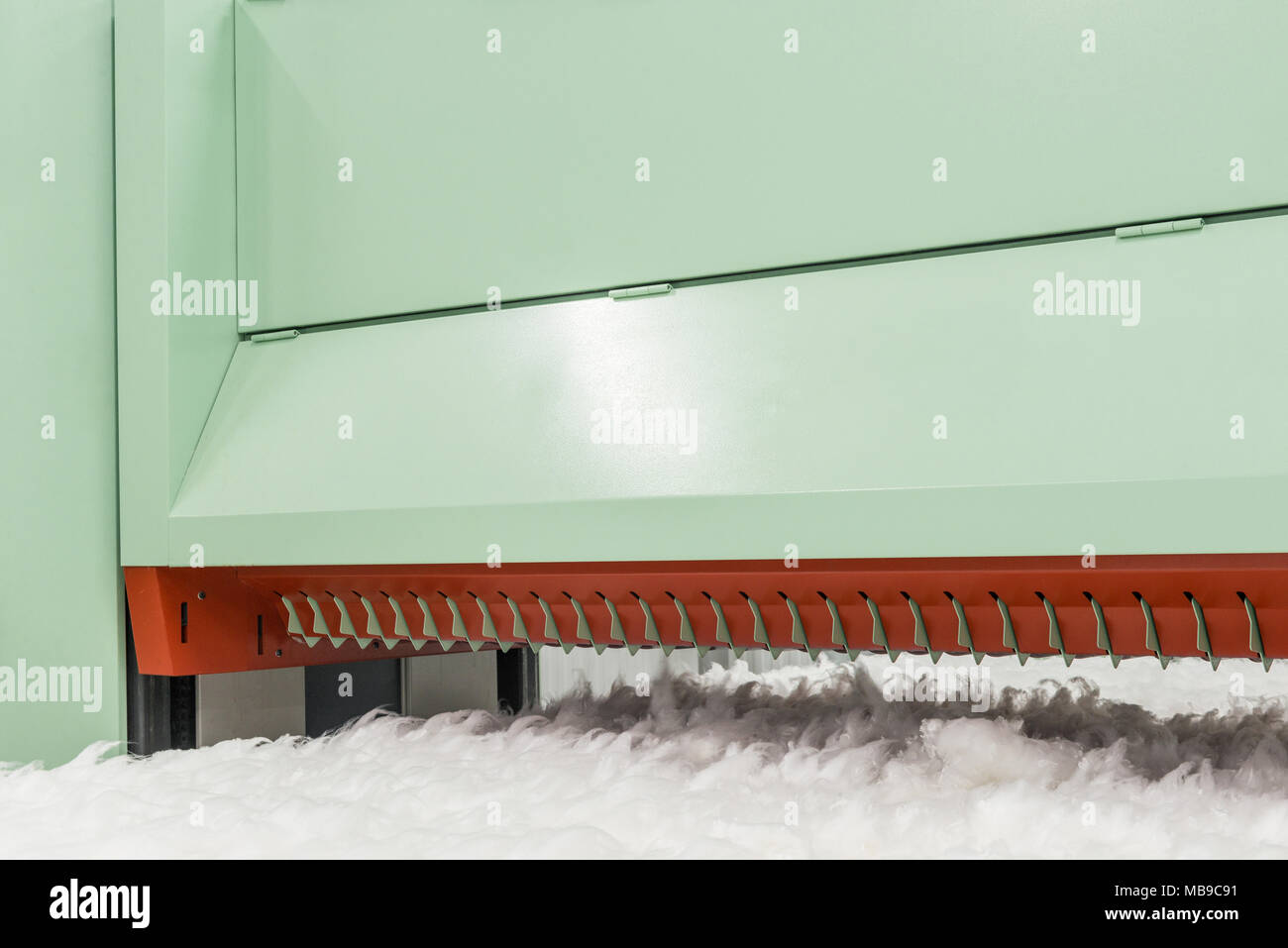 carding machine in spinning workshop. equipment and technologies at the ...