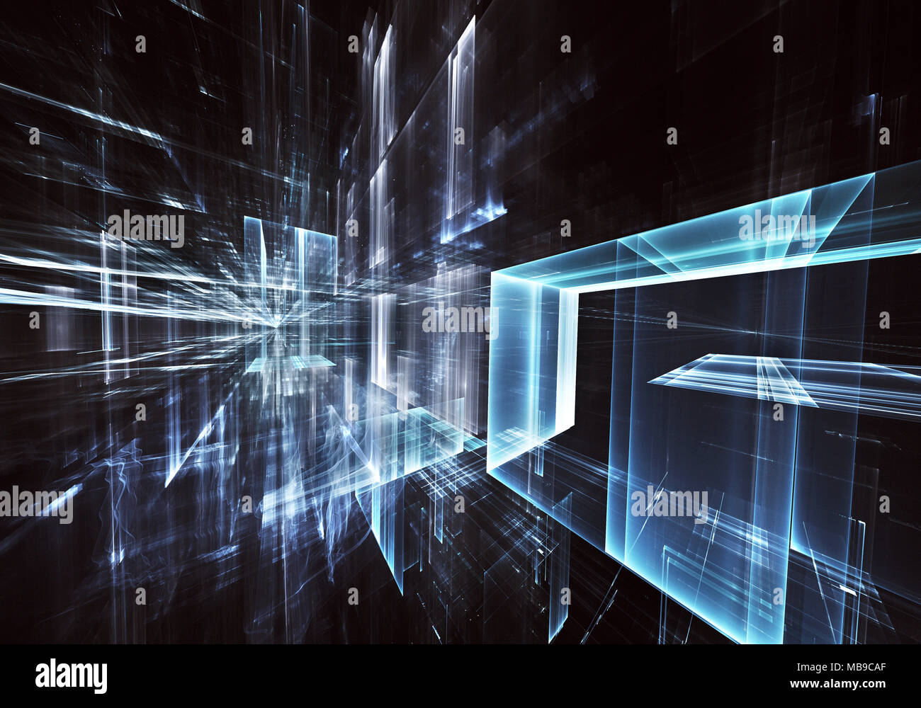 Abstract Computer Technology Background