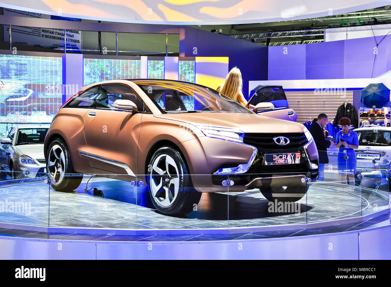 Russia, Moscow, Expocentre, 29 August - 9 September 2012: LADA XRAY concept at 4th Moscow ...