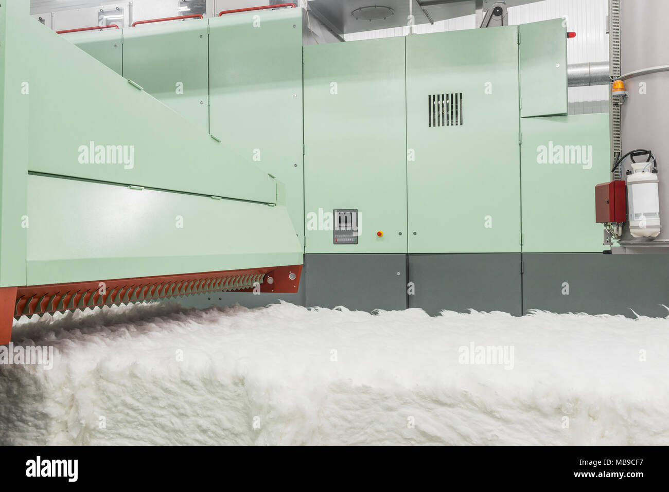 carding machine in spinning workshop. equipment and technologies at the ...