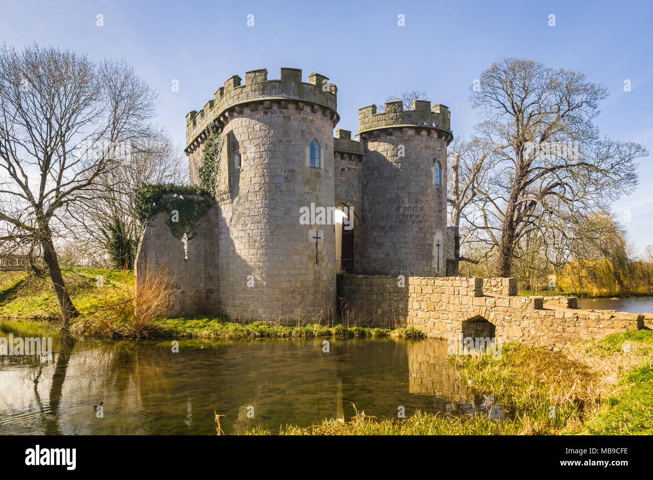 Whittington castle in northern Shropshire England originally a Norman ...