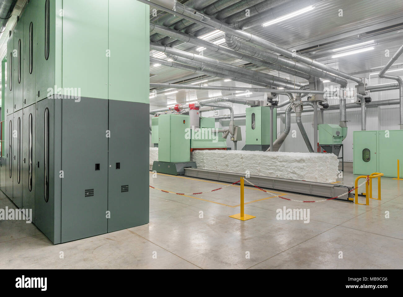 carding machine in spinning workshop. equipment and technologies at the ...