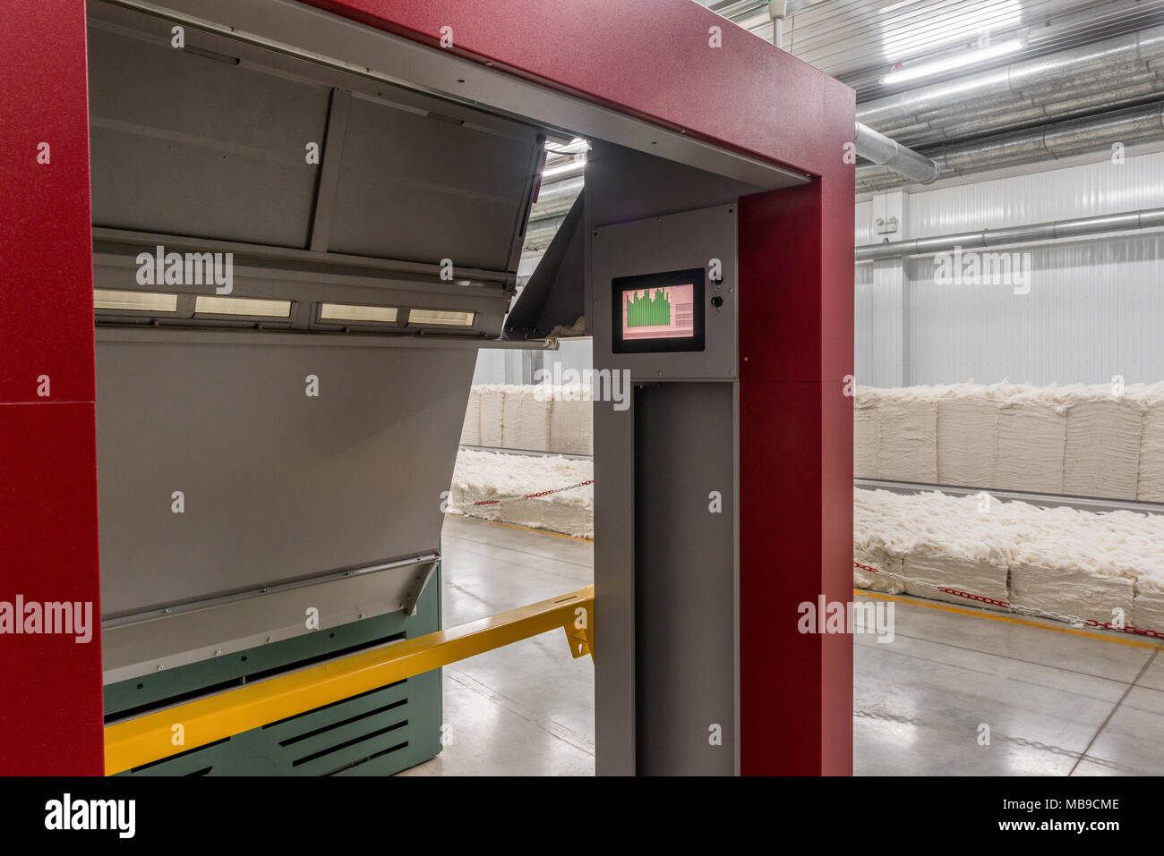 carding machine in spinning workshop. equipment and technologies at the ...