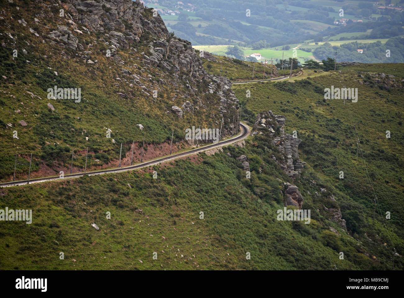 Le petit Train de la Rhune, Sare, Pyrenees Atlantique, Nouvelle ...