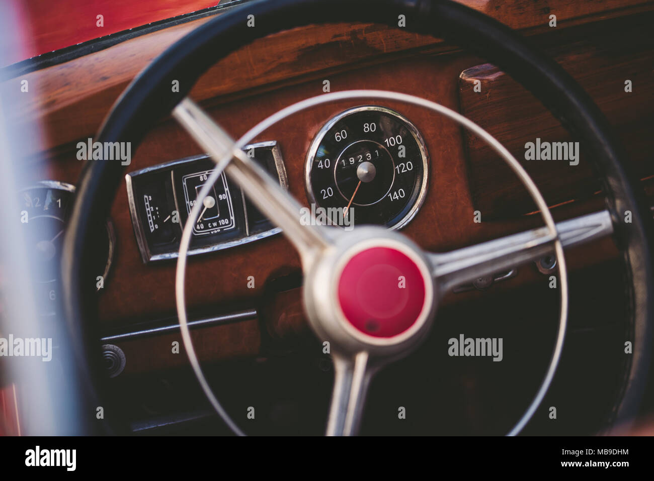 Classic car interiors hi-res stock photography and images - Alamy