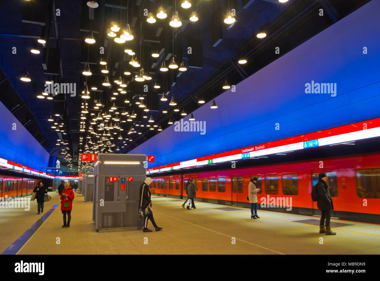 Helsinki underground subway hi-res stock photography and images - Alamy