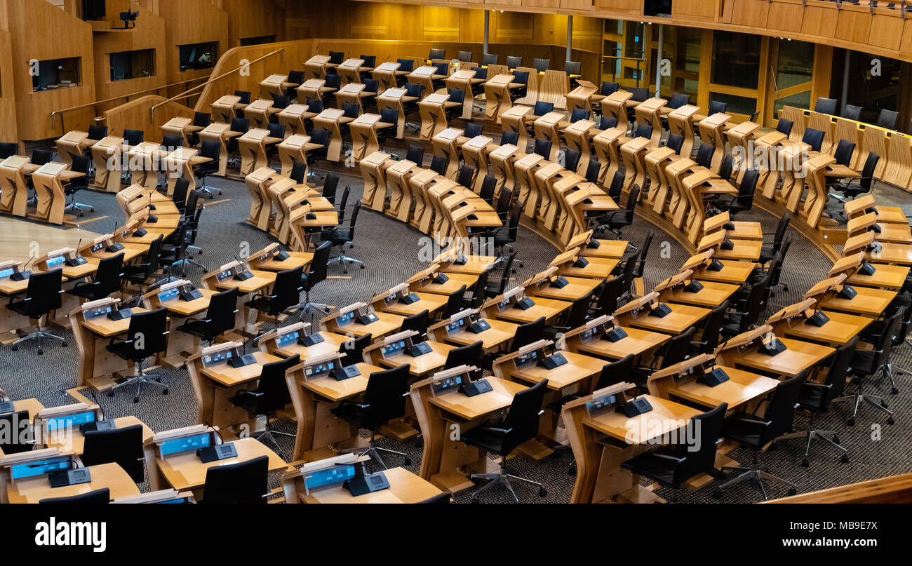 Scottish parliament debating chamber hi-res stock photography and ...