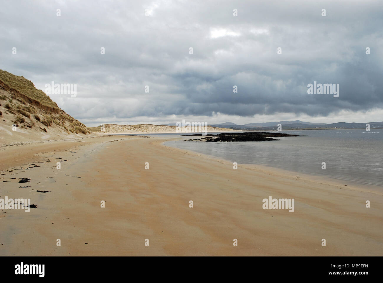 'Secret Beach' in Sheskinmore nature reserve, Ardara, County Donegal ...