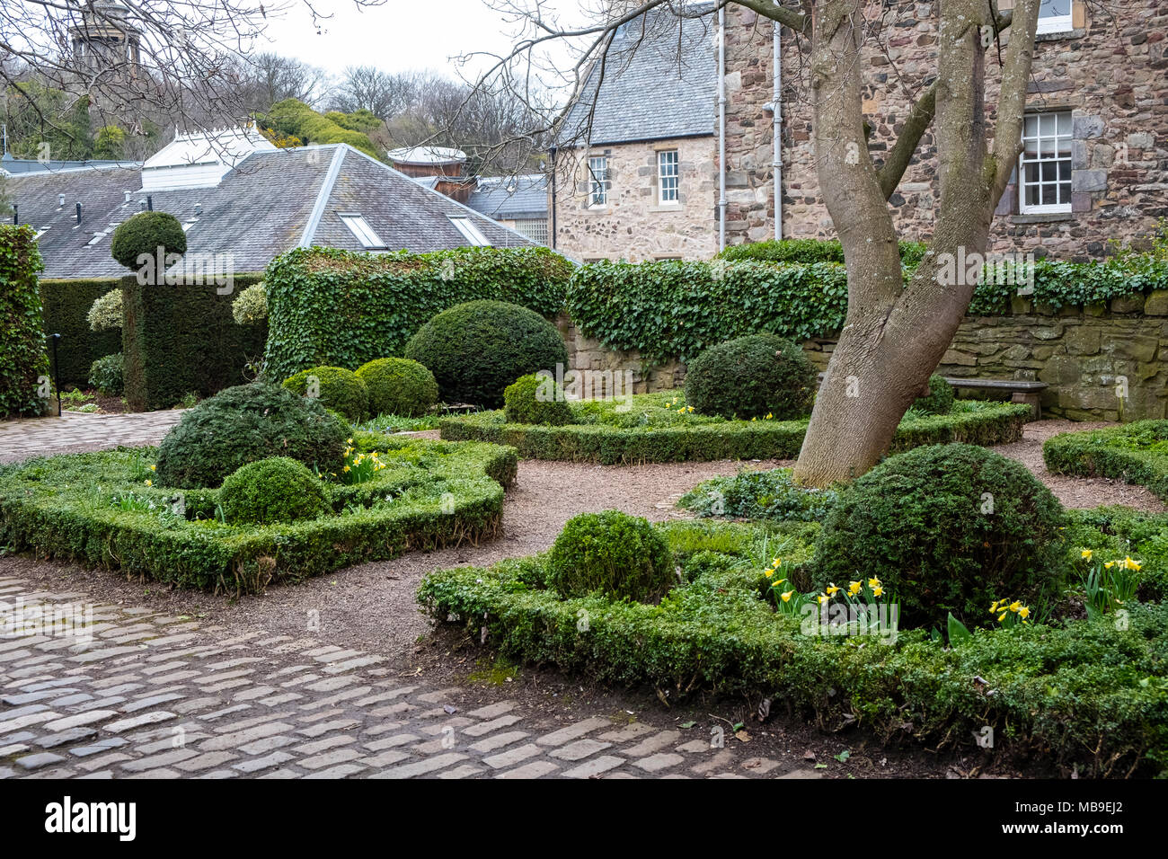 Dunbars close garden edinburgh hi-res stock photography and images - Alamy