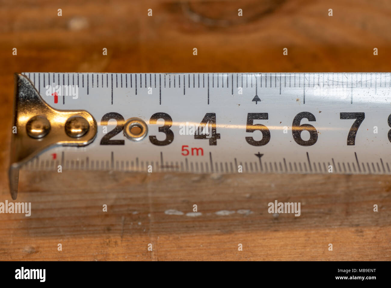 part of a mesauring tape of 7 centimeter long Stock Photo - Alamy