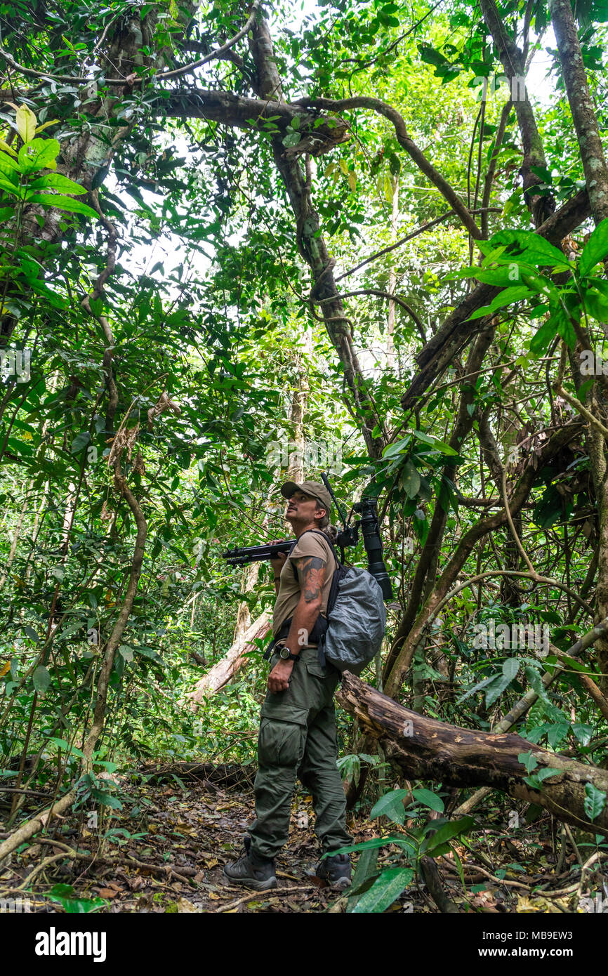 Hiking outdoors on nature Stock Photo - Alamy