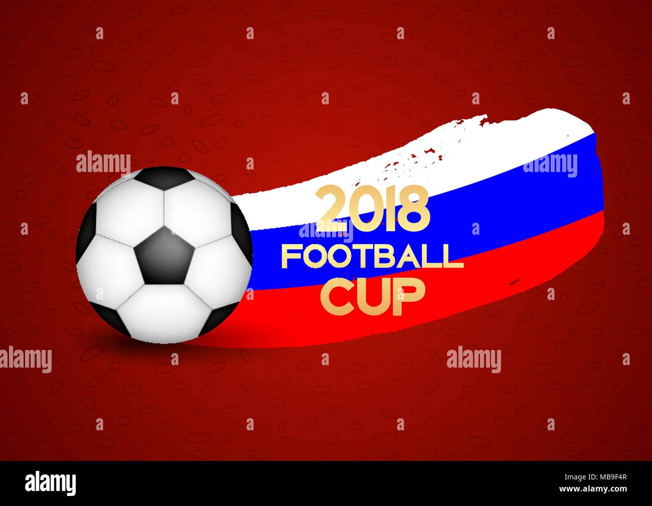 2018 Football Cup Sport Background Vector Illustration Stock Vector ...