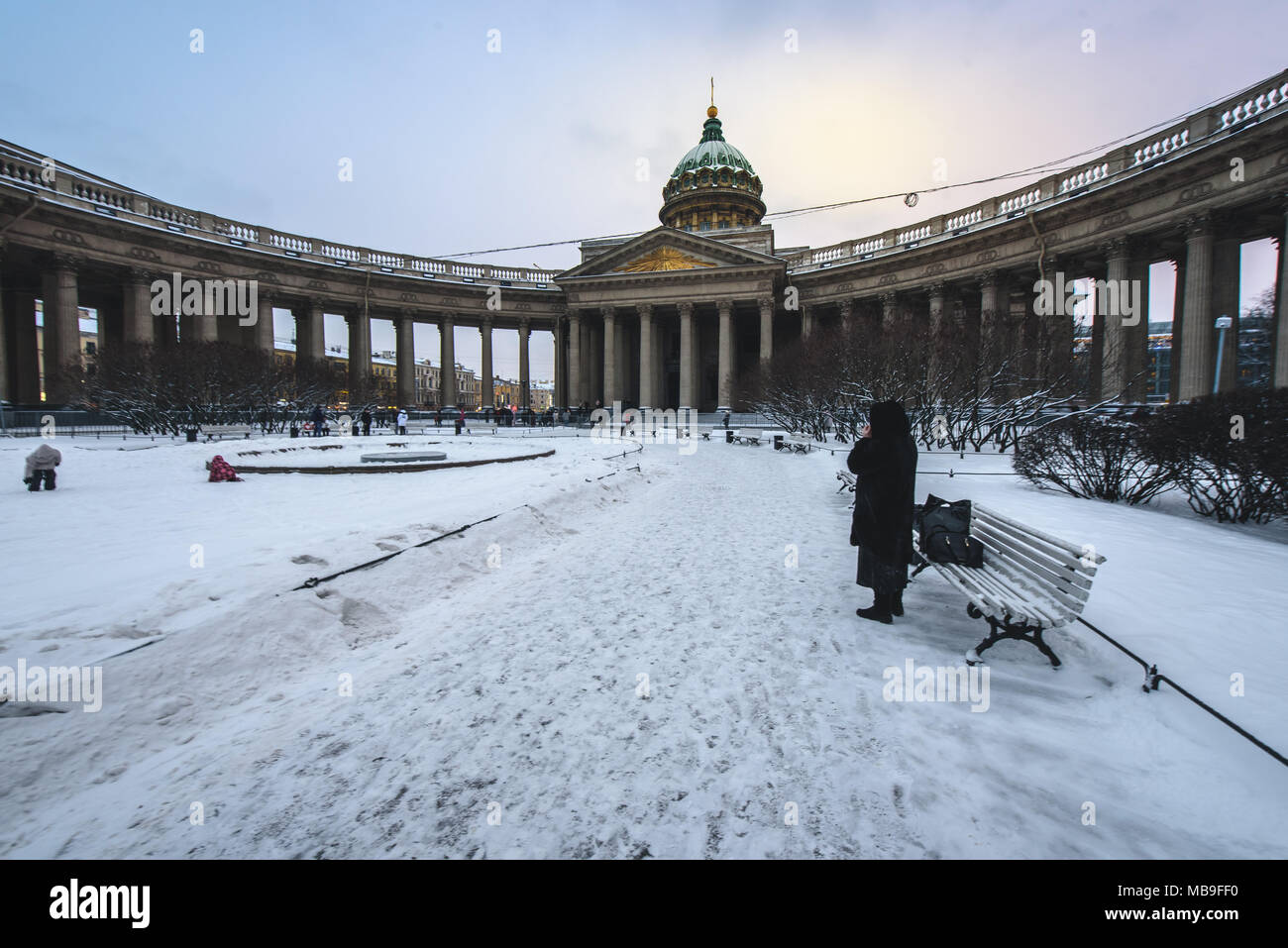 Kazan Cathedral, St. Petersburg, Russia Stock Photo - Alamy