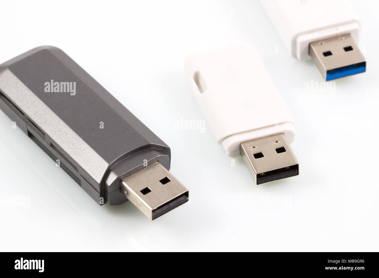 usb Flash drive on the white background, USB memory stick isolated on ...