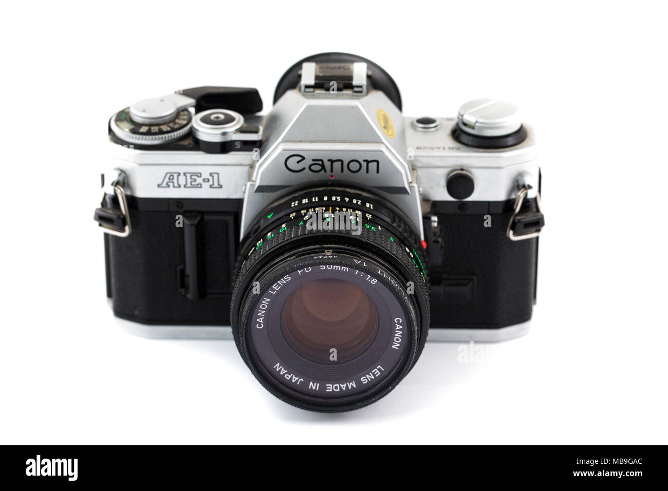 Vintage Film Camera White Isolated Background Stock Photo - Alamy