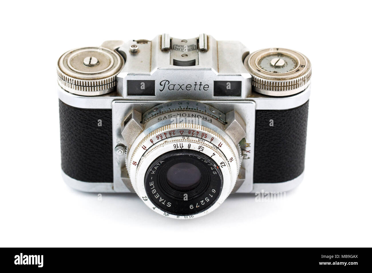 Vintage Film Camera White Isolated Background Stock Photo - Alamy
