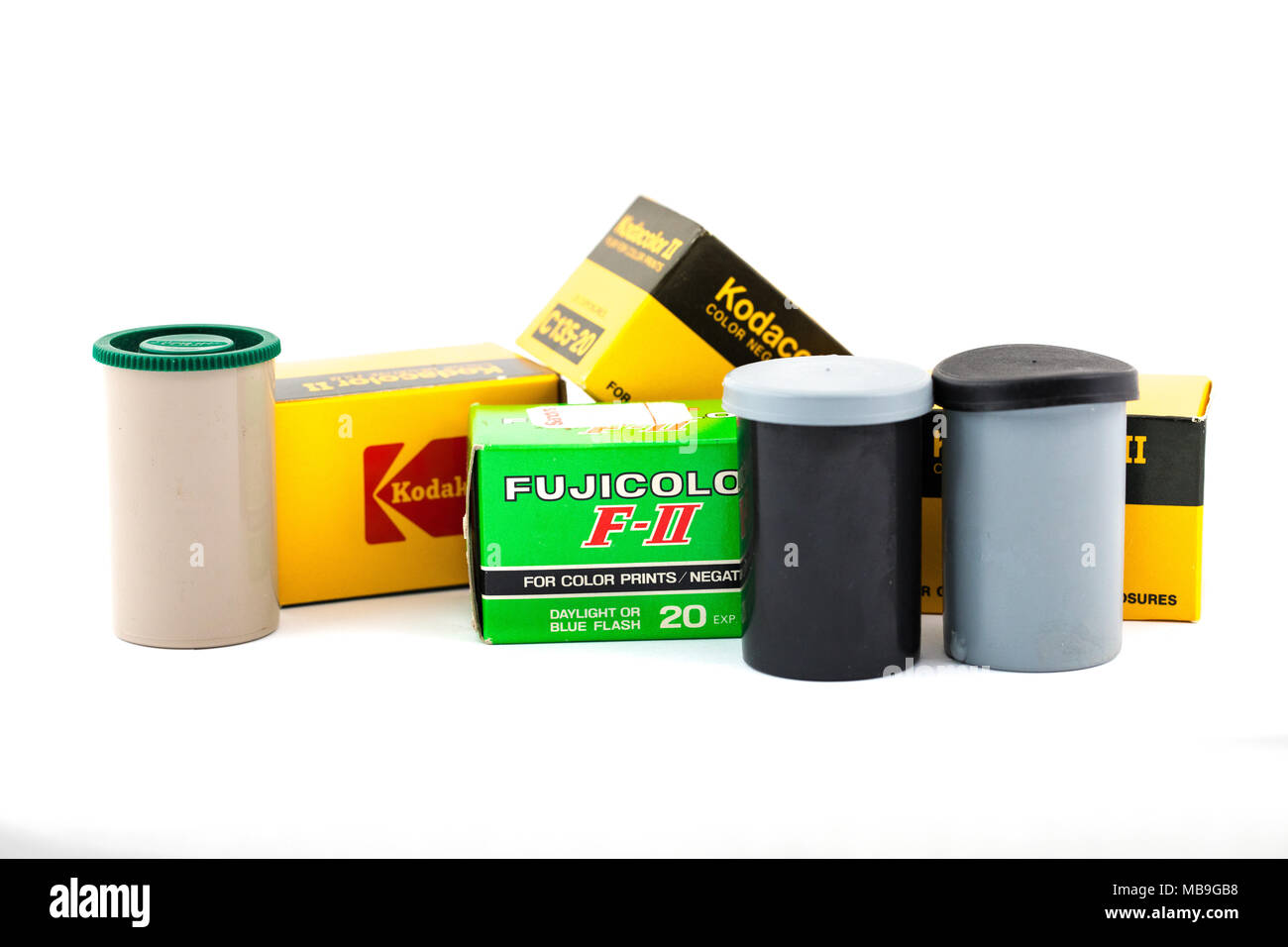 Expired 35mm Film Isolated White Background Stock Photo - Alamy