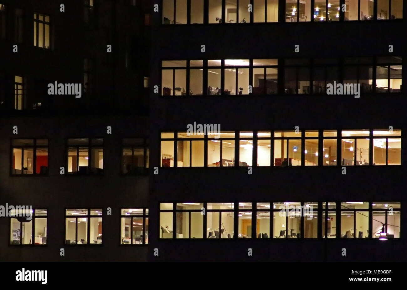 Windows of the multi-storey office building Stock Photo - Alamy