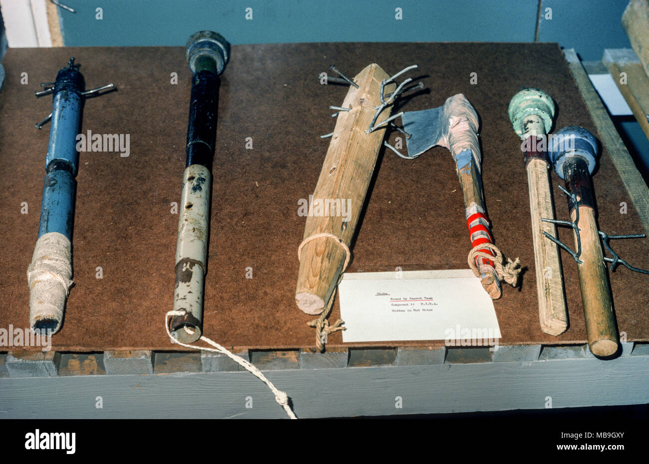 Improvised weapons found in the Maze Prison County Down Northern ...