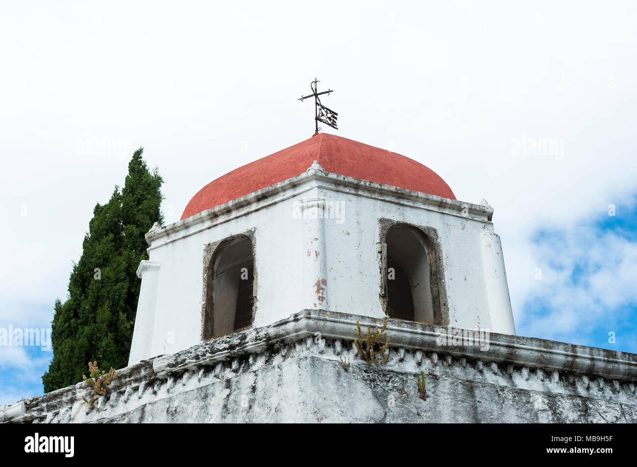 Church of Estavromenos, Nymfes, Thinali Municipal unit, Corfu, Ionian ...