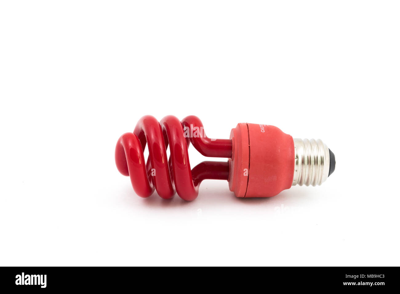 Red Light Bulb Sleep Therapy Lighting Stock Photo - Alamy