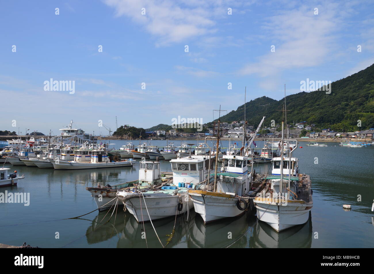 The Harbor Of Tomonoura Japan Stock Photo - Alamy