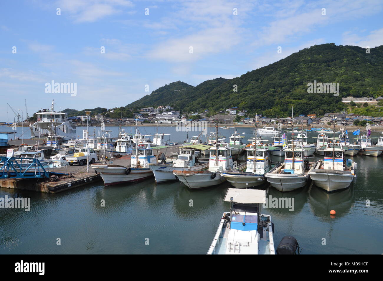 The Harbor Of Tomonoura Japan Stock Photo - Alamy