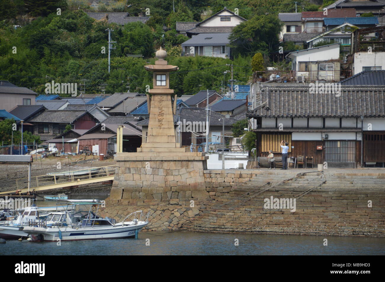 The Harbor Of Tomonoura Japan Stock Photo - Alamy